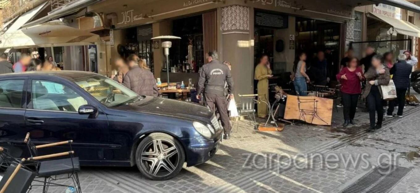 Χανιά: Ηλικιωμένος οδηγός έπεσε πάνω σε καφετέρια | Apotypomata